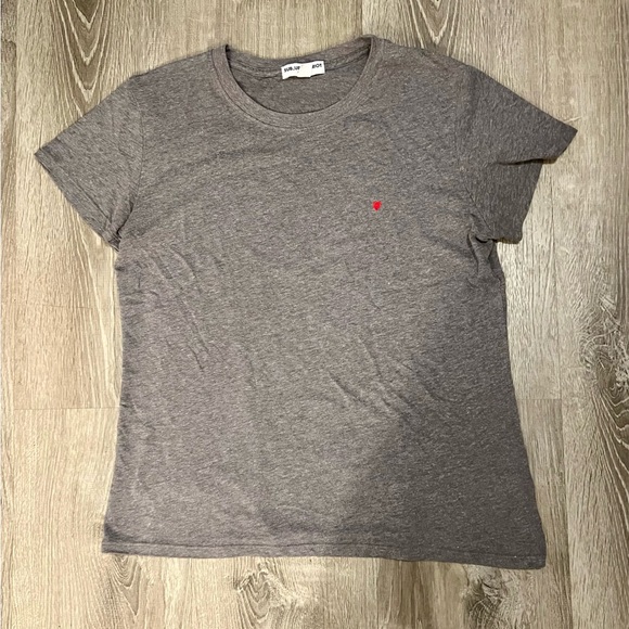 Sub_Urban Riot | Tops | Sub Urban Riot Pocket Heart Tshirt Grey | Poshmark